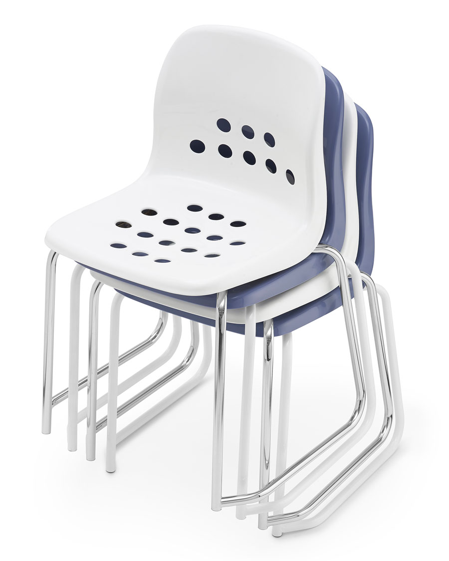 APERO Skid-Base Stacking Cafe Chair